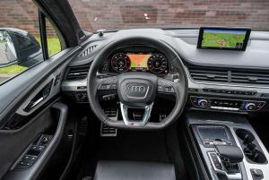 Grey Audi Q7 2017 in Marijampole, with an engine capacity of 2.97 L and mileage of 263 thousand km for 25950 €, photo 16 on AUTOMOTO.COM.LV