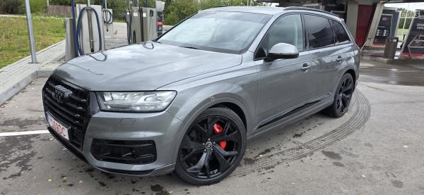 Audi Q7 2017 in Panevezys on AUTOMOTO.COM.LV Grey Audi Q7 2017 in Panevezys, with an engine capacity of 3.00 L and mileage of 280 thousand km for 19000 €, photo 1 on AUTOMOTO.COM.LV