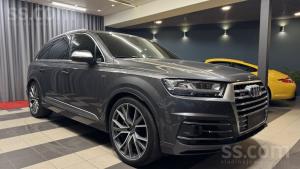 Grey Audi Q7 2018 in Riga, with an engine capacity of 4.00 L and mileage of 178 thousand km for 36990 €, photo 3 on AUTOMOTO.COM.LV
