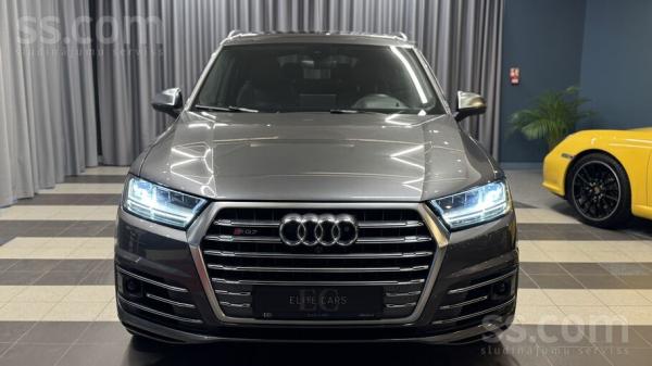 Grey Audi Q7 2018 in Riga, with an engine capacity of 4.00 L and mileage of 178 thousand km for 36990 €, photo 9 on AUTOMOTO.COM.LV