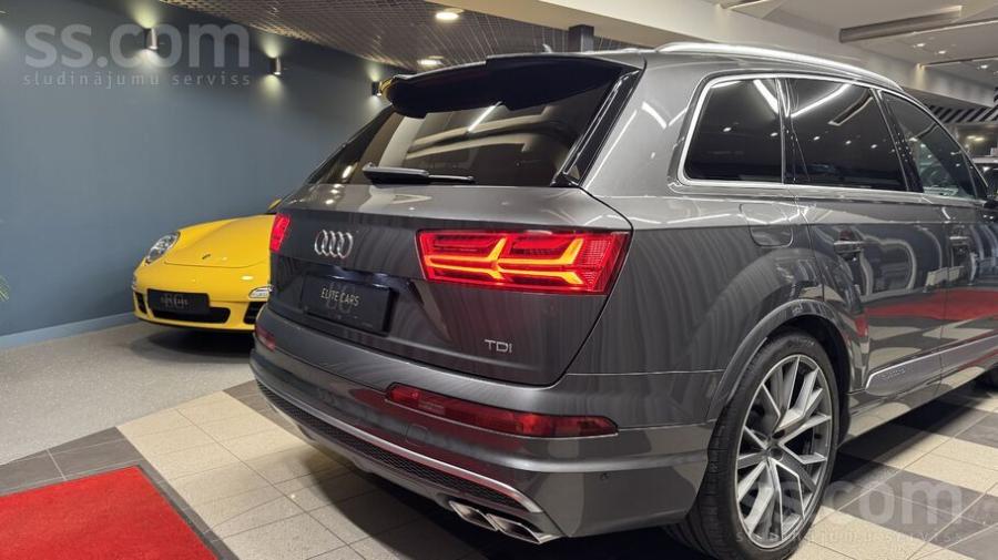 Grey Audi Q7 2018 in Riga, with an engine capacity of 4.00 L and mileage of 178 thousand km for 36990 €, photo 11 on AUTOMOTO.COM.LV
