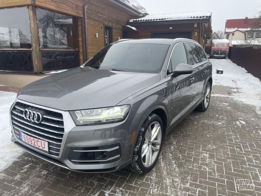 Pelēks Audi Q7 2018 Kauņa, ar dzinēja tilpumu 3.00 L un nobraukumu 188 tūkst. km par 21900 €, foto 1 vietnē AUTOMOTO.COM.LV