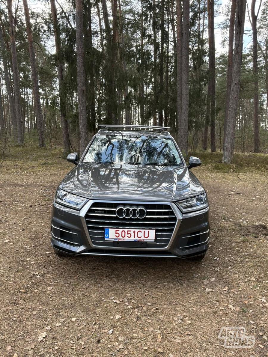 Grey Audi Q7 2018 in Alytus, with an engine capacity of 3.00 L and mileage of 178 thousand km for 19800 €, photo 1 on AUTOMOTO.COM.LV