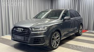 Grey Audi Q7 2018 in Riga, with an engine capacity of 4.00 L and mileage of 169 thousand km for 32990 €, photo 1 on AUTOMOTO.COM.LV