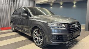Grey Audi Q7 2018 in Riga, with an engine capacity of 4.00 L and mileage of 169 thousand km for 32990 €, photo 4 on AUTOMOTO.COM.LV