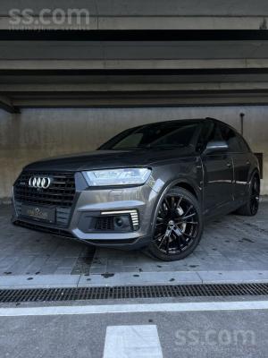Grey Audi Q7 2018 in Riga, with an engine capacity of 3.00 L and mileage of 280 thousand km for 29990 €, photo 3 on AUTOMOTO.COM.LV