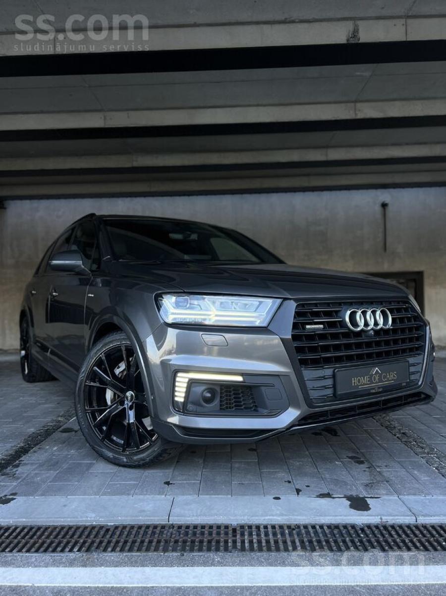 Grey Audi Q7 2018 in Riga, with an engine capacity of 3.00 L and mileage of 280 thousand km for 29990 €, photo 7 on AUTOMOTO.COM.LV