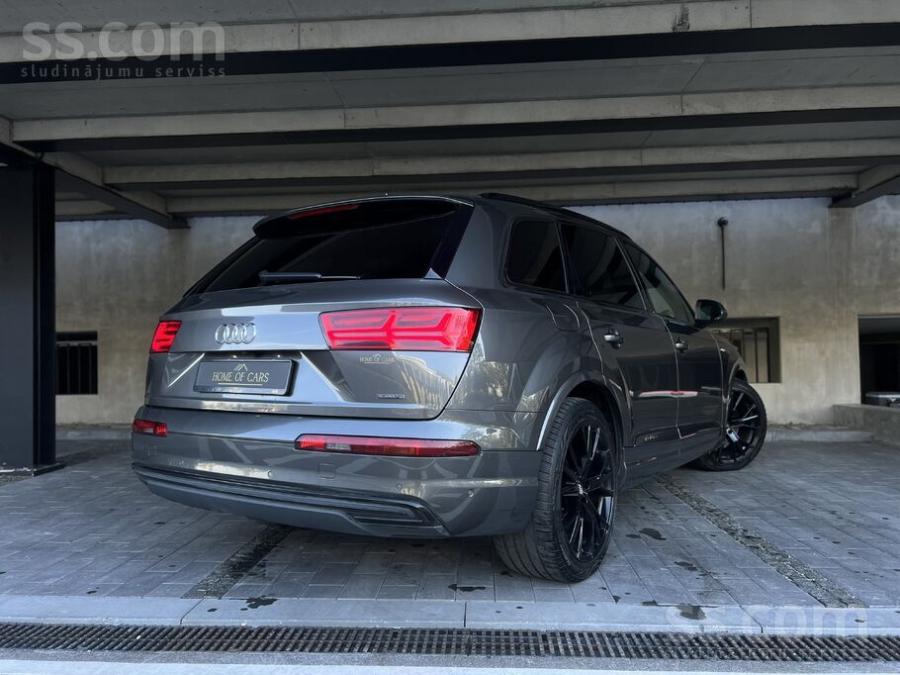 Grey Audi Q7 2018 in Riga, with an engine capacity of 3.00 L and mileage of 280 thousand km for 29990 €, photo 8 on AUTOMOTO.COM.LV