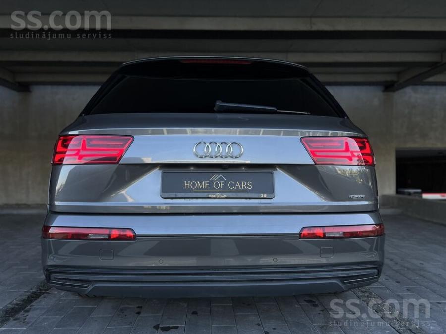 Grey Audi Q7 2018 in Riga, with an engine capacity of 3.00 L and mileage of 280 thousand km for 29990 €, photo 11 on AUTOMOTO.COM.LV