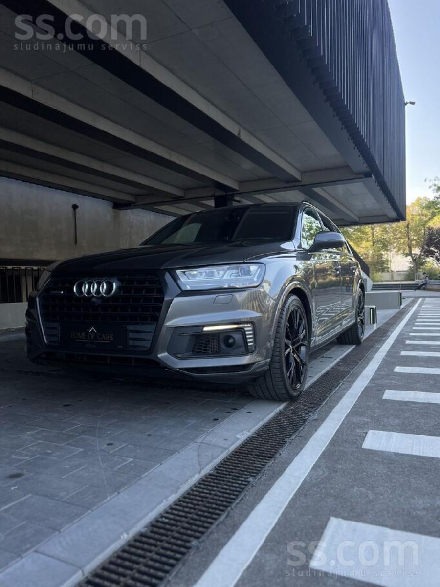 Grey Audi Q7 2018 in Riga, with an engine capacity of 3.00 L and mileage of 280 thousand km for 29990 €, photo 16 on AUTOMOTO.COM.LV