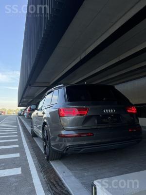 Grey Audi Q7 2018 in Riga, with an engine capacity of 3.00 L and mileage of 280 thousand km for 29990 €, photo 17 on AUTOMOTO.COM.LV