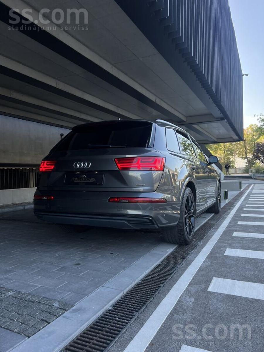 Grey Audi Q7 2018 in Riga, with an engine capacity of 3.00 L and mileage of 280 thousand km for 29990 €, photo 18 on AUTOMOTO.COM.LV