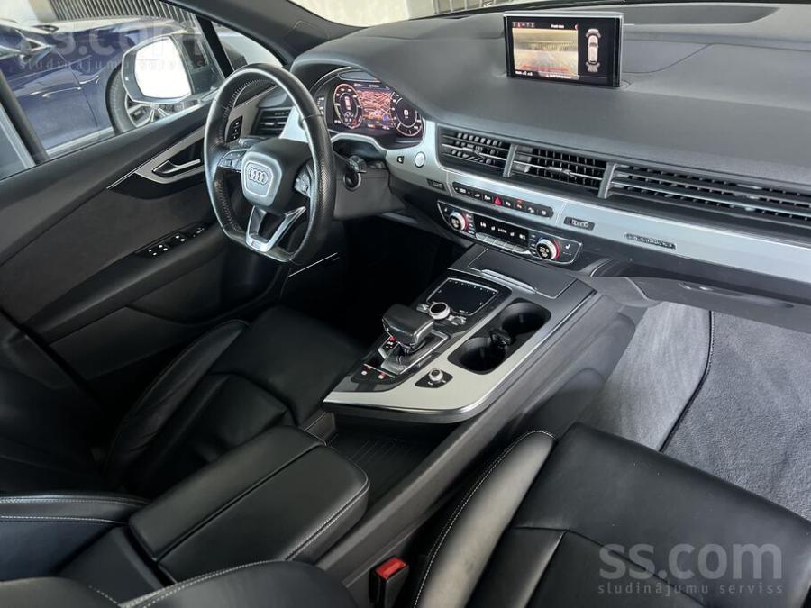 Grey Audi Q7 2018 in Riga, with an engine capacity of 3.00 L and mileage of 280 thousand km for 29990 €, photo 26 on AUTOMOTO.COM.LV