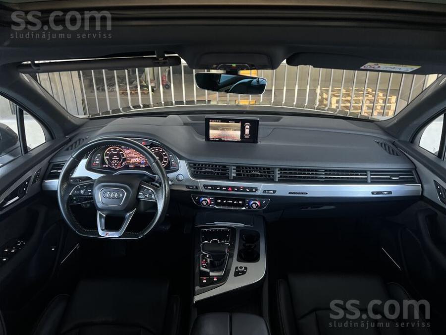 Grey Audi Q7 2018 in Riga, with an engine capacity of 3.00 L and mileage of 280 thousand km for 29990 €, photo 27 on AUTOMOTO.COM.LV