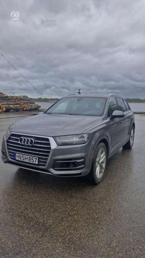 Pelēks Audi Q7 2018 Kauņa, ar dzinēja tilpumu 3.00 L un nobraukumu 195 tūkst. km par 19400 €, foto  vietnē AUTOMOTO.COM.LV