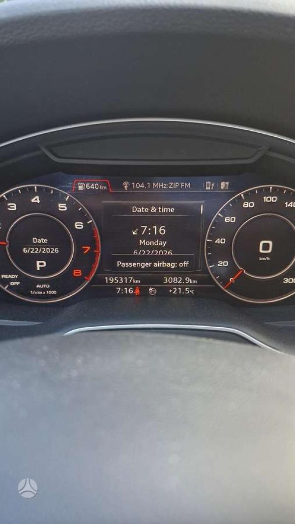 Grey Audi Q7 2018 in Kaunas, with an engine capacity of 3.00 L and mileage of 195 thousand km for 19400 €, photo 8 on AUTOMOTO.COM.LV