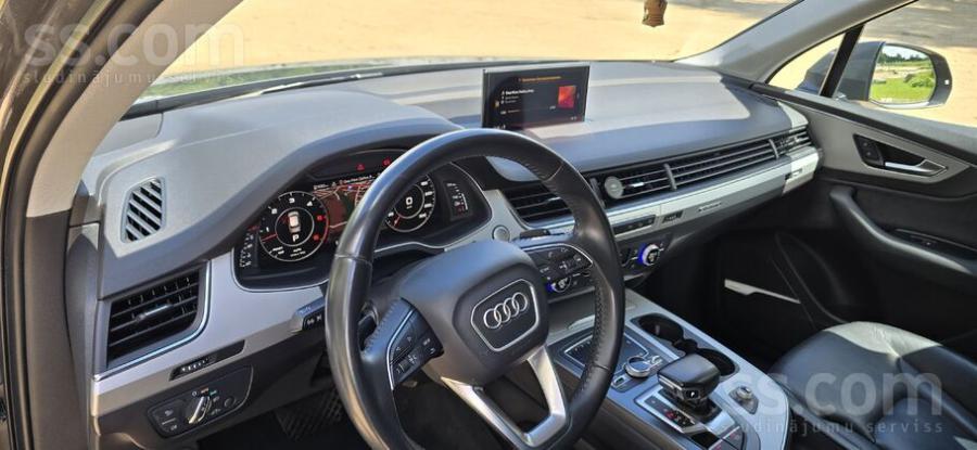 Pelēks Audi Q7 2018 Rīga, ar dzinēja tilpumu 3.00 L un nobraukumu 126 tūkst. km par 31800 €, foto 6 vietnē AUTOMOTO.COM.LV