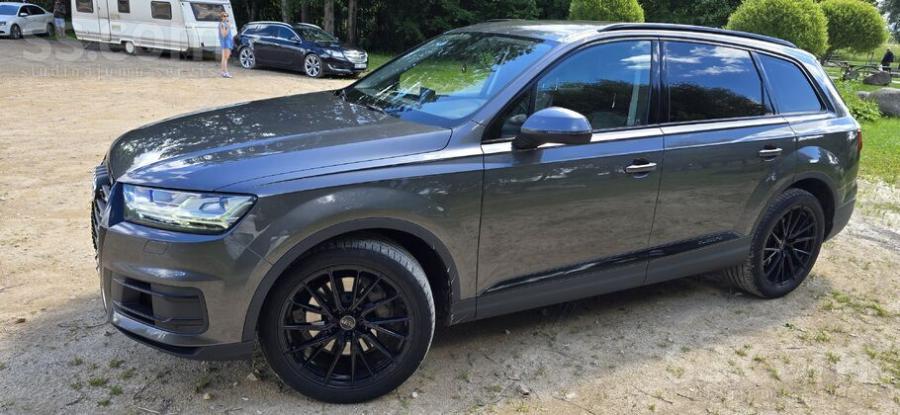Pelēks Audi Q7 2018 Rīga, ar dzinēja tilpumu 3.00 L un nobraukumu 127 tūkst. km par 29500 €, foto 3 vietnē AUTOMOTO.COM.LV