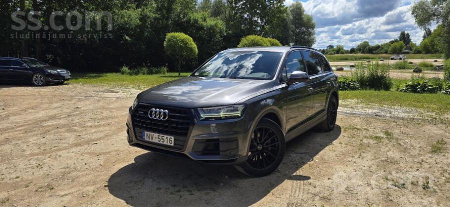 Pelēks Audi Q7 2018 Rīga, ar dzinēja tilpumu 3.00 L un nobraukumu 127 tūkst. km par 29500 €, foto 6 vietnē AUTOMOTO.COM.LV