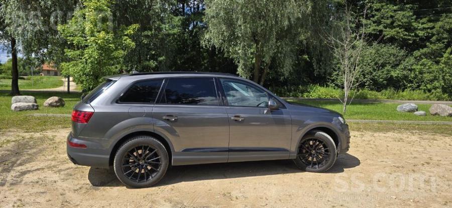 Pelēks Audi Q7 2018 Rīga, ar dzinēja tilpumu 3.00 L un nobraukumu 127 tūkst. km par 29500 €, foto 14 vietnē AUTOMOTO.COM.LV