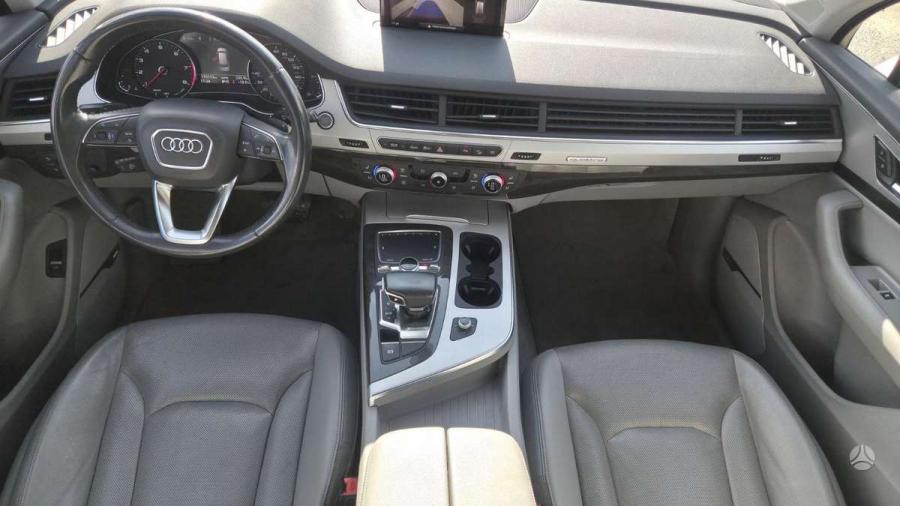 Grey Audi Q7 2018 in Klaipeda, with an engine capacity of 1.98 L and mileage of 176 thousand km for 18400 €, photo 11 on AUTOMOTO.COM.LV