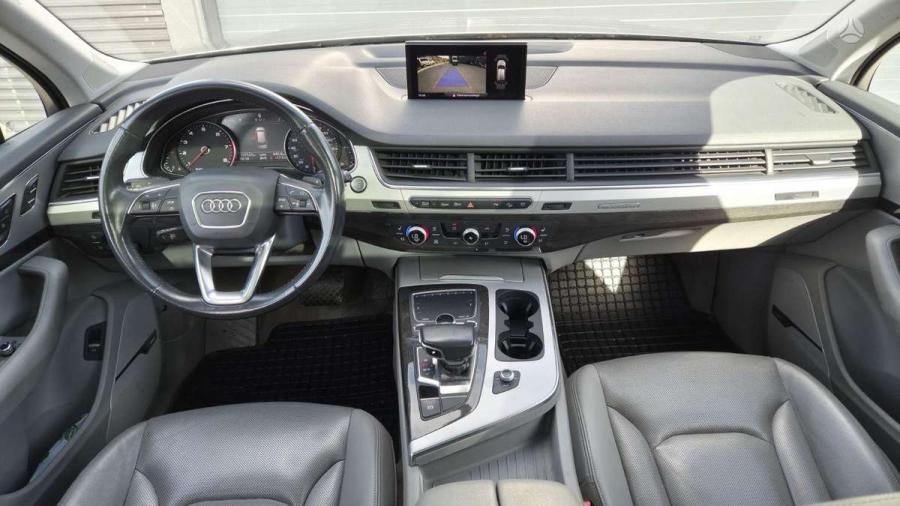 Grey Audi Q7 2018 in Klaipeda, with an engine capacity of 2.00 L and mileage of 177 thousand km for 18600 €, photo 10 on AUTOMOTO.COM.LV