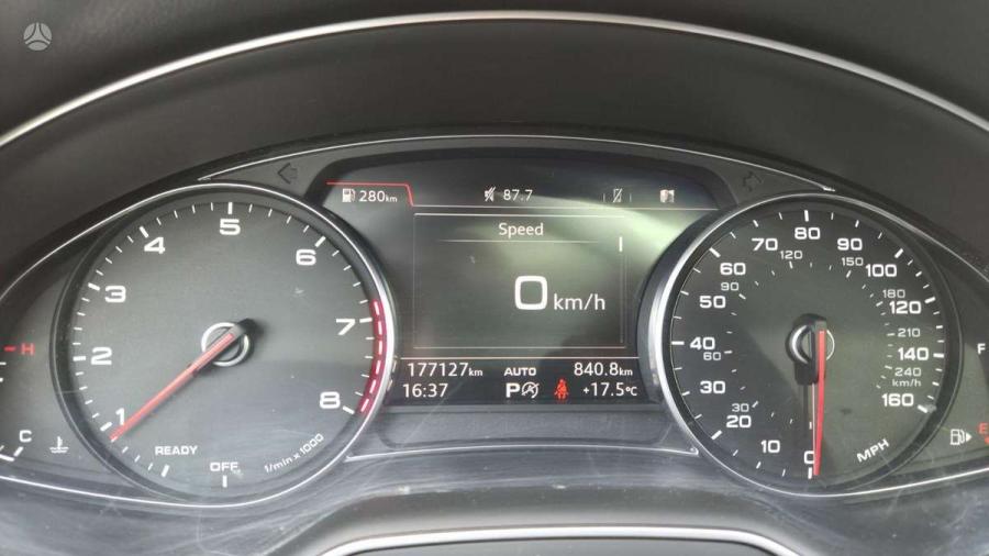 Grey Audi Q7 2018 in Klaipeda, with an engine capacity of 2.00 L and mileage of 177 thousand km for 18600 €, photo 19 on AUTOMOTO.COM.LV