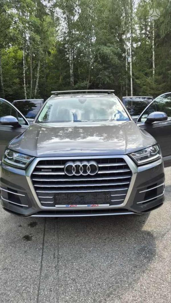 Pelēks Audi Q7 2018 Alīta, ar dzinēja tilpumu 3.00 L un nobraukumu 190 tūkst. km par 19600 €, foto 1 vietnē AUTOMOTO.COM.LV