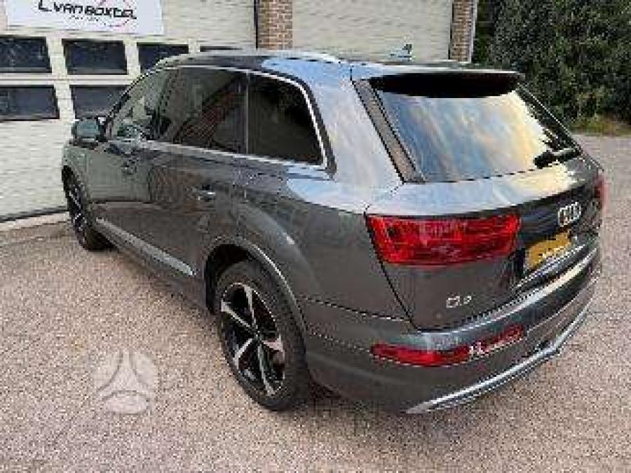 Grey Audi Q7 2018 in Raseiniai, with an engine capacity of 3.00 L and mileage of 171 thousand km for 22150 €, photo 28 on AUTOMOTO.COM.LV