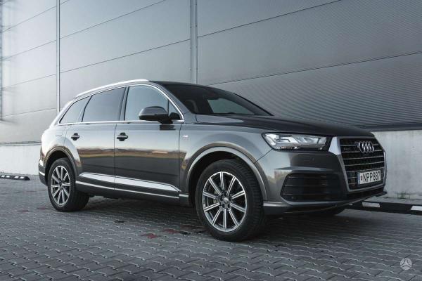 Pelēks Audi Q7 2019 Šauļi, ar dzinēja tilpumu 3.00 L un nobraukumu 16 tūkst. km par 30000 €, foto 2 vietnē AUTOMOTO.COM.LV