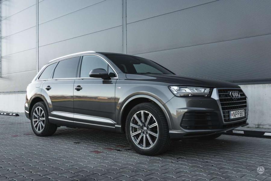 Pelēks Audi Q7 2019 Šauļi, ar dzinēja tilpumu 3.00 L un nobraukumu 16 tūkst. km par 30000 €, foto 2 vietnē AUTOMOTO.COM.LV