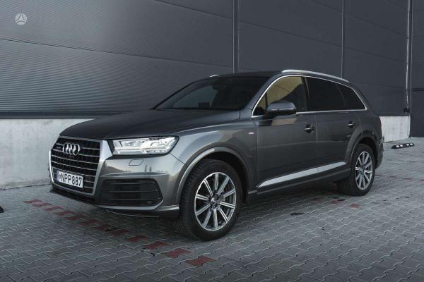 Pelēks Audi Q7 2019 Šauļi, ar dzinēja tilpumu 3.00 L un nobraukumu 16 tūkst. km par 30000 €, foto 3 vietnē AUTOMOTO.COM.LV