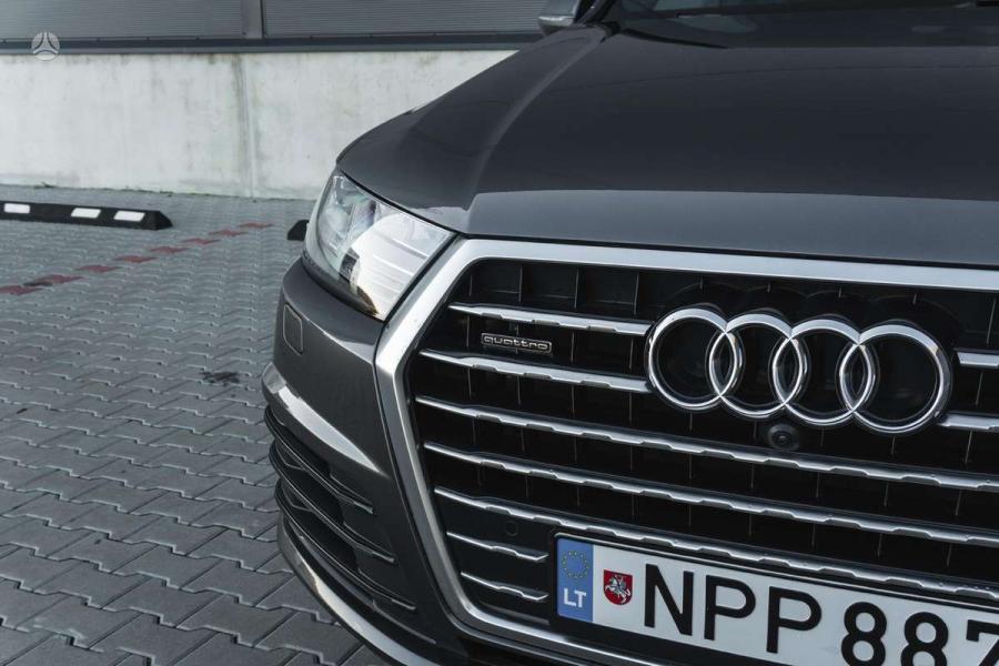 Pelēks Audi Q7 2019 Šauļi, ar dzinēja tilpumu 3.00 L un nobraukumu 16 tūkst. km par 30000 €, foto 12 vietnē AUTOMOTO.COM.LV
