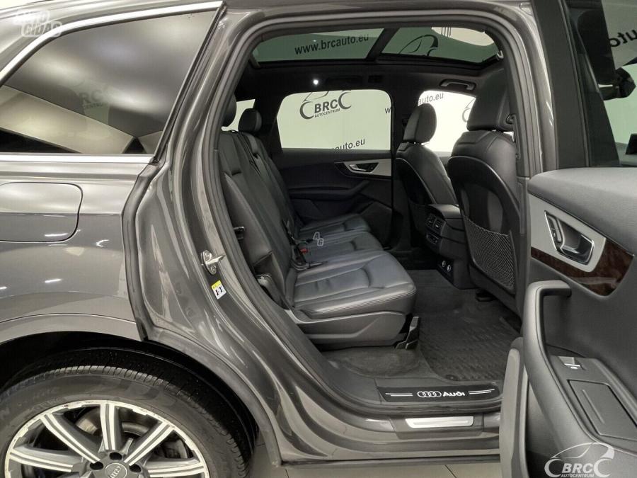 Grey Audi Q7 2019 in Avizieniai, with an engine capacity of 2.00 L and mileage of 98 thousand km for 19900 €, photo 9 on AUTOMOTO.COM.LV