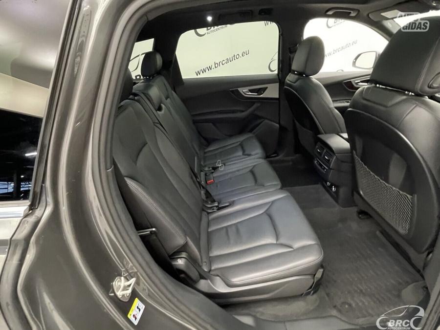 Grey Audi Q7 2019 in Avizieniai, with an engine capacity of 2.00 L and mileage of 98 thousand km for 19900 €, photo 10 on AUTOMOTO.COM.LV