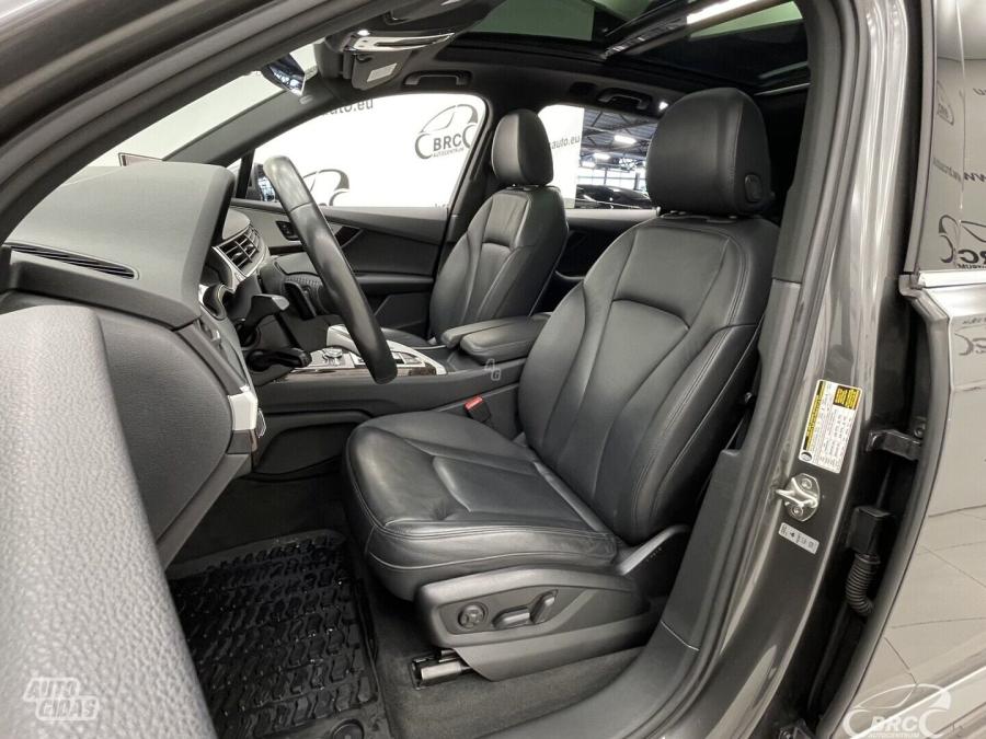 Grey Audi Q7 2019 in Avizieniai, with an engine capacity of 2.00 L and mileage of 98 thousand km for 19900 €, photo 24 on AUTOMOTO.COM.LV