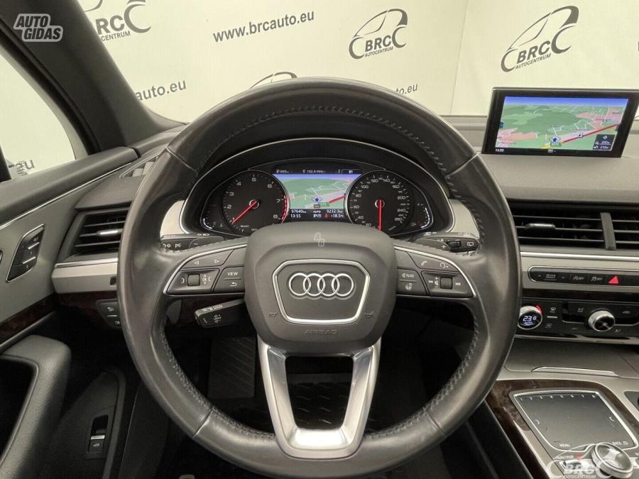 Grey Audi Q7 2019 in Avizieniai, with an engine capacity of 2.00 L and mileage of 98 thousand km for 19900 €, photo 32 on AUTOMOTO.COM.LV