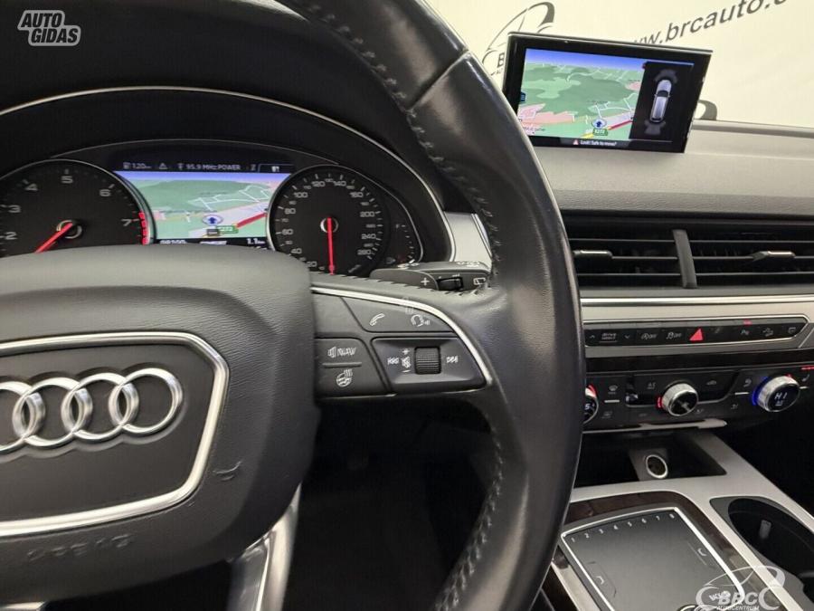 Grey Audi Q7 2019 in Avizieniai, with an engine capacity of 2.00 L and mileage of 98 thousand km for 21900 €, photo 33 on AUTOMOTO.COM.LV