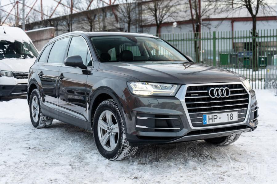 Grey Audi Q7 2019 in Riga, with an engine capacity of 3.00 L and mileage of 260 thousand km for 20490 €, photo 4 on AUTOMOTO.COM.LV