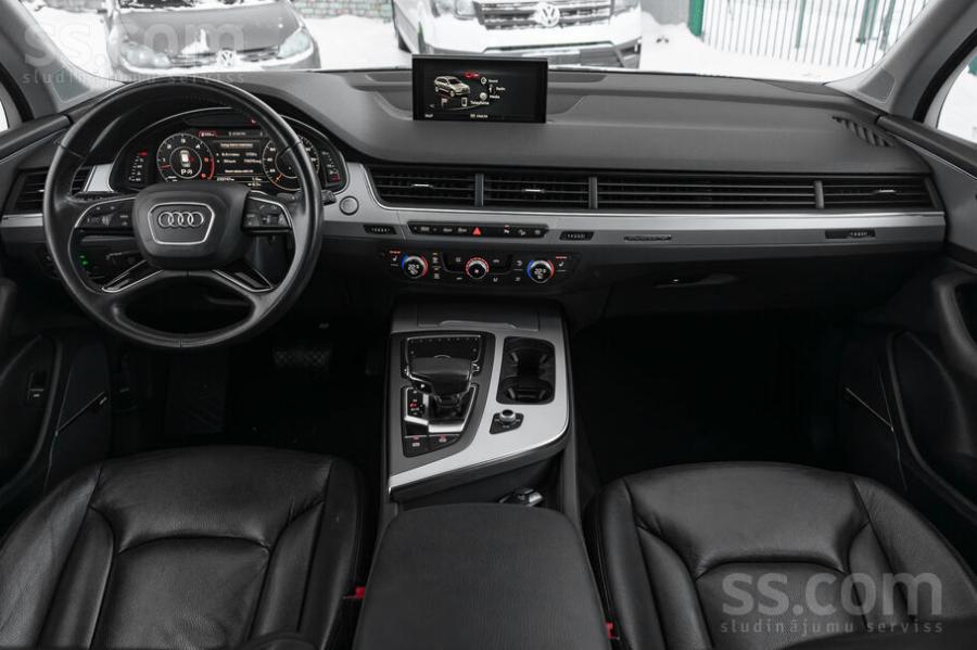 Grey Audi Q7 2019 in Riga, with an engine capacity of 3.00 L and mileage of 260 thousand km for 20490 €, photo 9 on AUTOMOTO.COM.LV