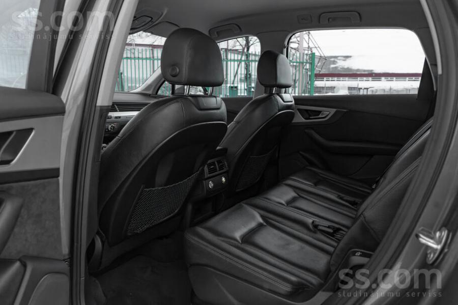 Grey Audi Q7 2019 in Riga, with an engine capacity of 3.00 L and mileage of 260 thousand km for 20490 €, photo 10 on AUTOMOTO.COM.LV