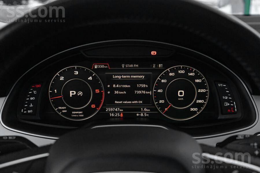 Grey Audi Q7 2019 in Riga, with an engine capacity of 3.00 L and mileage of 260 thousand km for 20490 €, photo 18 on AUTOMOTO.COM.LV