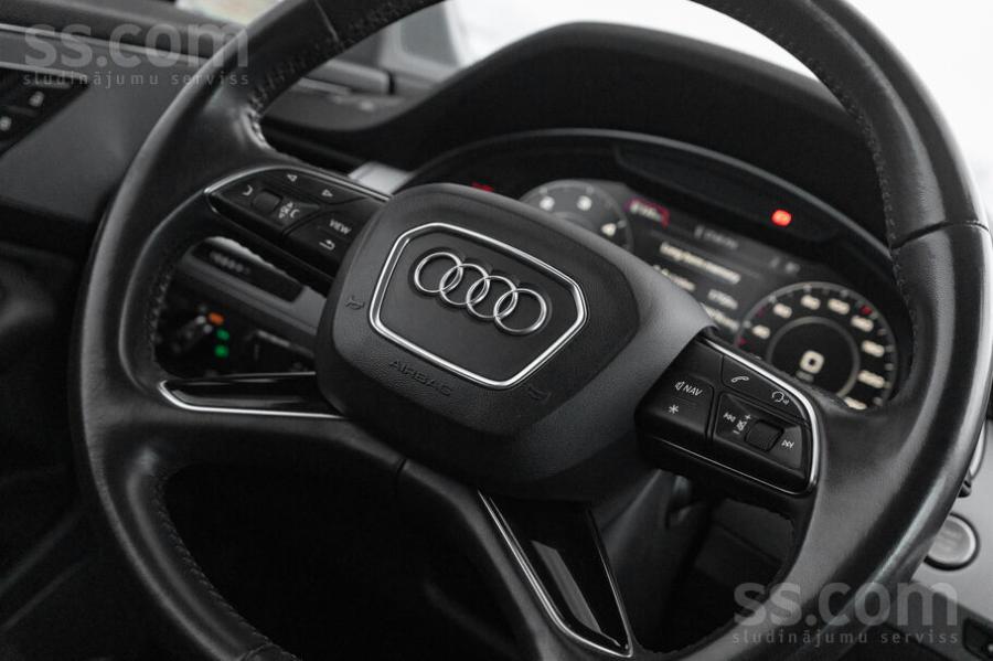 Grey Audi Q7 2019 in Riga, with an engine capacity of 3.00 L and mileage of 260 thousand km for 20490 €, photo 22 on AUTOMOTO.COM.LV