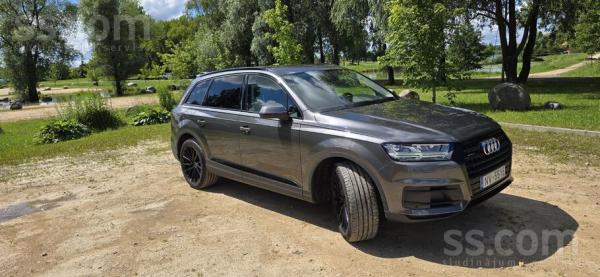 Grey Audi Q7 2019 in Riga, with an engine capacity of 3.00 L and mileage of 126 thousand km for 30500 €, photo 8 on AUTOMOTO.COM.LV