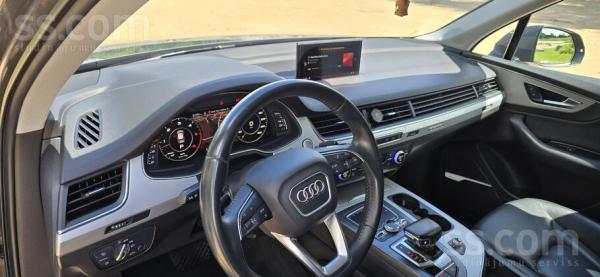 Grey Audi Q7 2019 in Riga, with an engine capacity of 3.00 L and mileage of 126 thousand km for 30500 €, photo 9 on AUTOMOTO.COM.LV