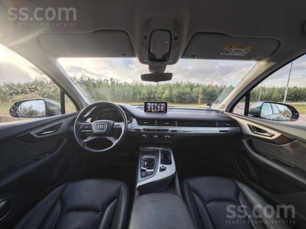 Audi Q7 2019 Rīga vietnē Pelēks Audi Q7 2019 Rīga, ar dzinēja tilpumu 3.00 L un nobraukumu 85 tūkst. km par 42800 €, foto 6 vietnē AUTOMOTO.COM.LV