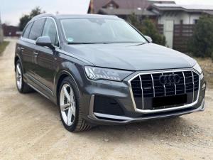 Grey Audi Q7 2020 in Vilnius, with an engine capacity of 2.97 L and mileage of 116 thousand km for 39700 €, photo 4 on AUTOMOTO.COM.LV