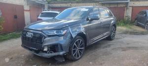 Grey Audi Q7 2020 in Vilnius, with an engine capacity of 3.00 L and mileage of 159 thousand km for 23900 €, photo 8 on AUTOMOTO.COM.LV