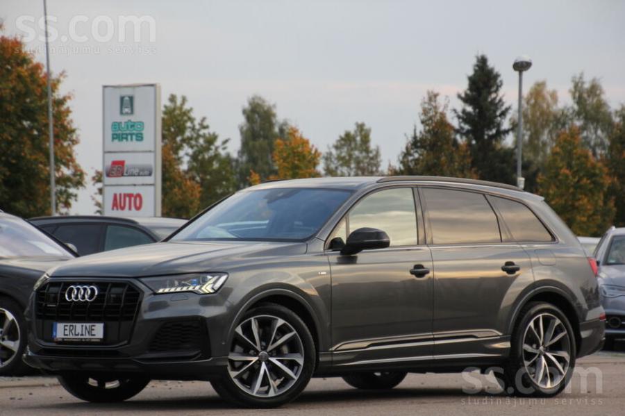Grey Audi Q7 2020 in Tukums, with an engine capacity of 3.00 L and mileage of 163 thousand km for 38990 €, photo 1 on AUTOMOTO.COM.LV
