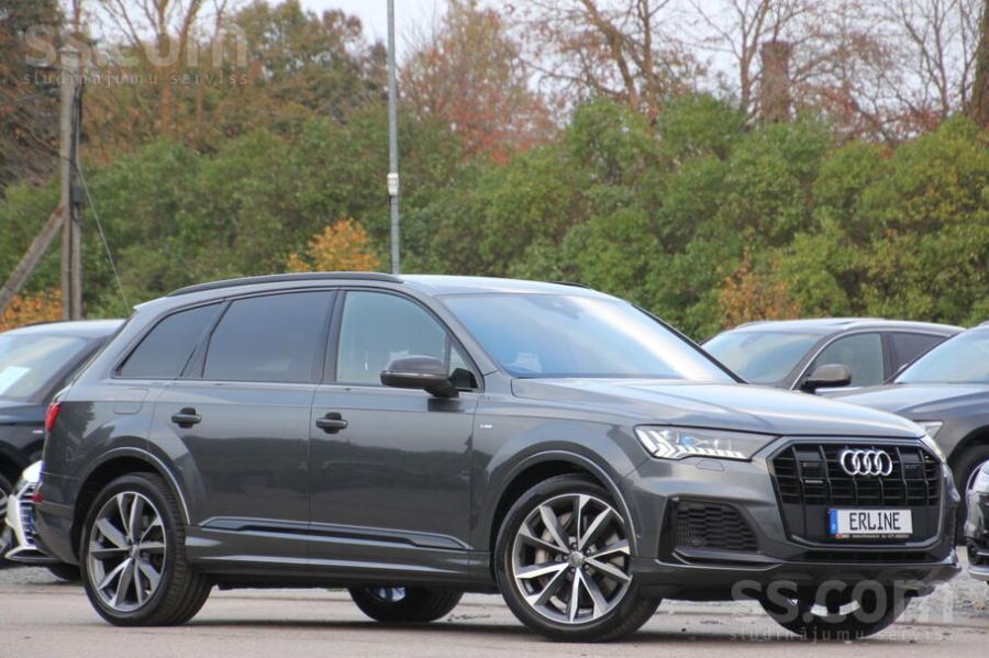 Grey Audi Q7 2020 in Tukums, with an engine capacity of 3.00 L and mileage of 163 thousand km for 38990 €, photo 4 on AUTOMOTO.COM.LV